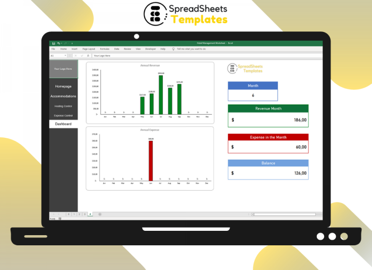 Hotel Management Worksheet - Spreadsheets Templates
